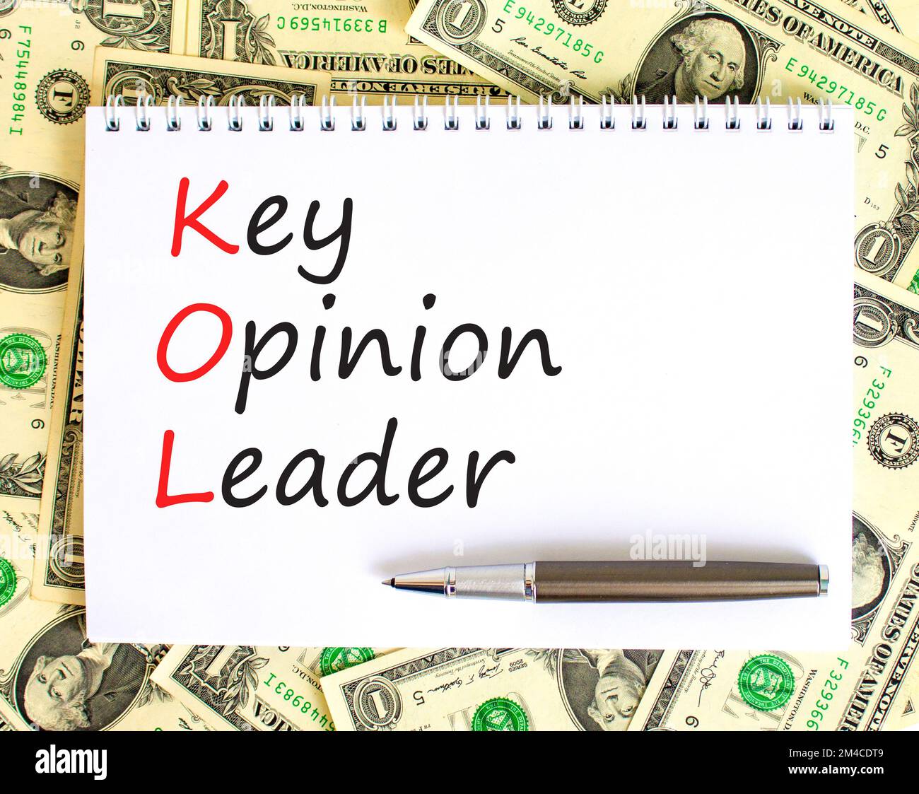 KOL key opinion leader symbol. Concept words KOL key opinion leader on ...