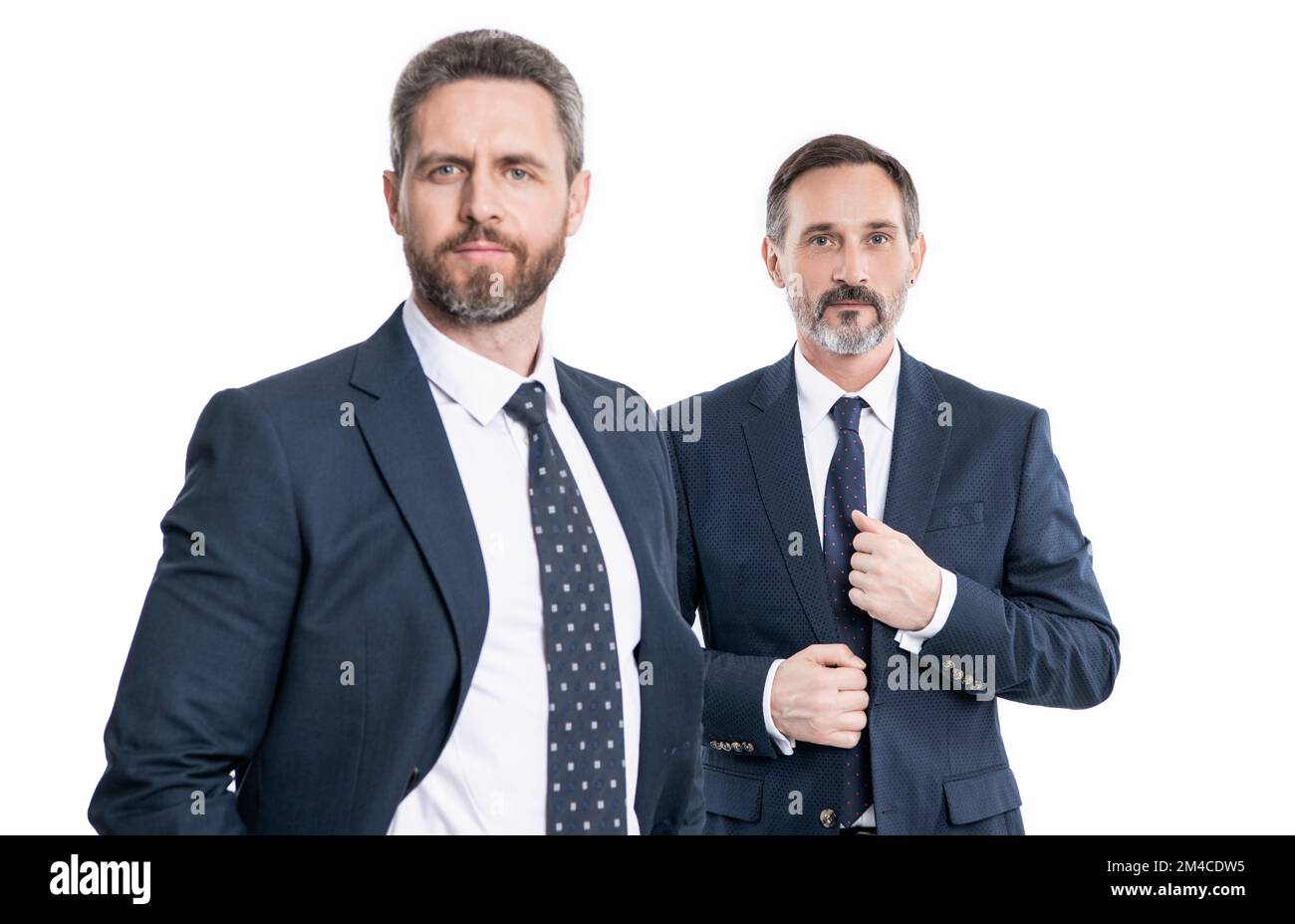 leadership of business men leader isolated on white background ...