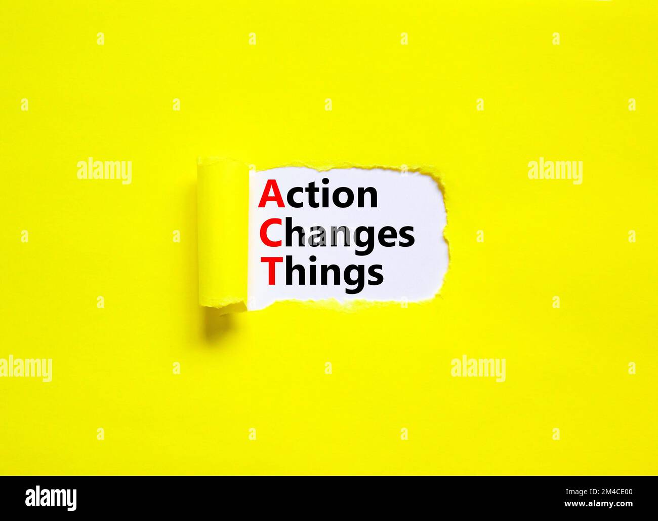 ACT action changes things symbol. Concept words ACT action changes ...