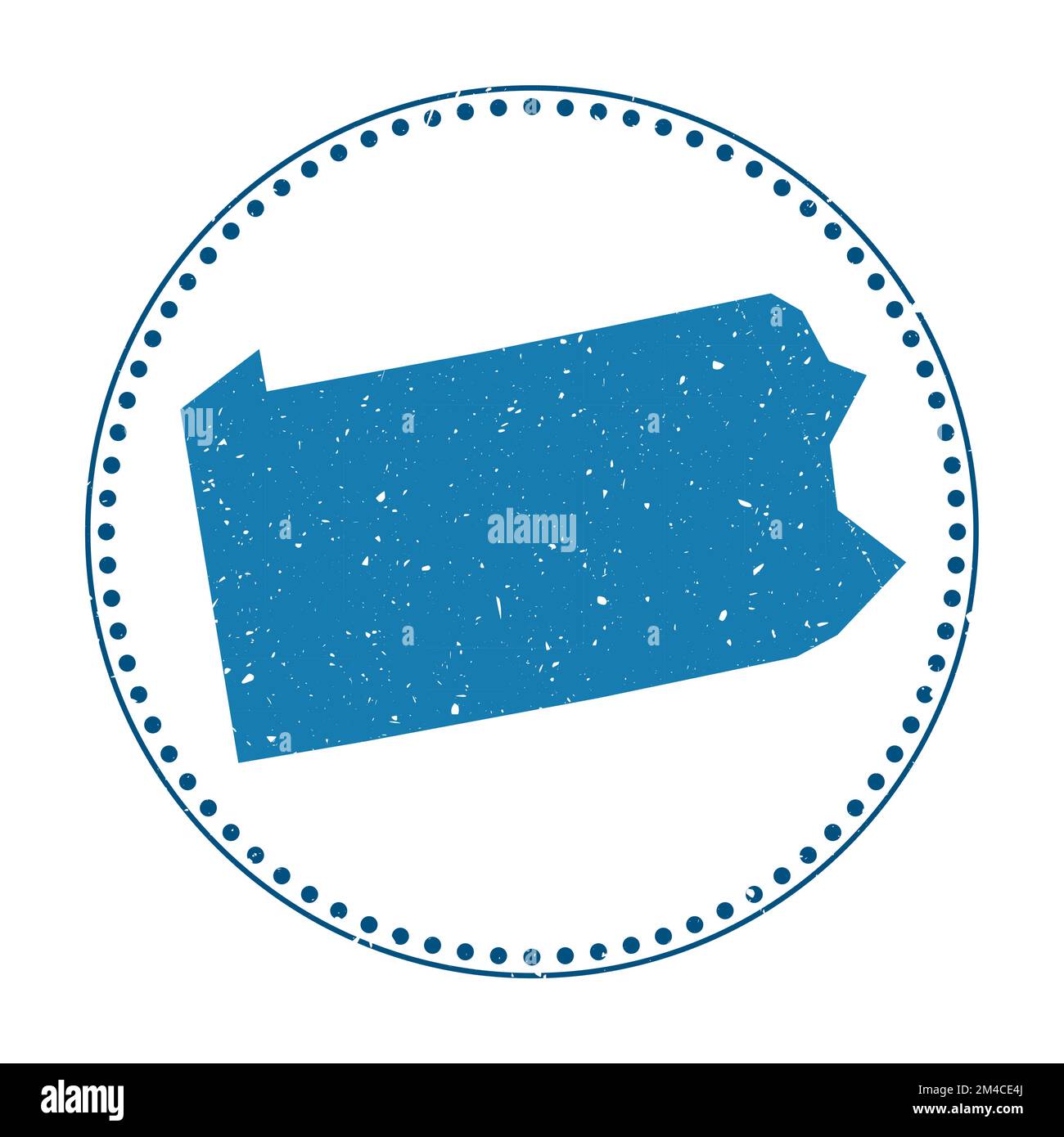 Pennsylvania sticker. Travel rubber stamp with map of US state, vector ...