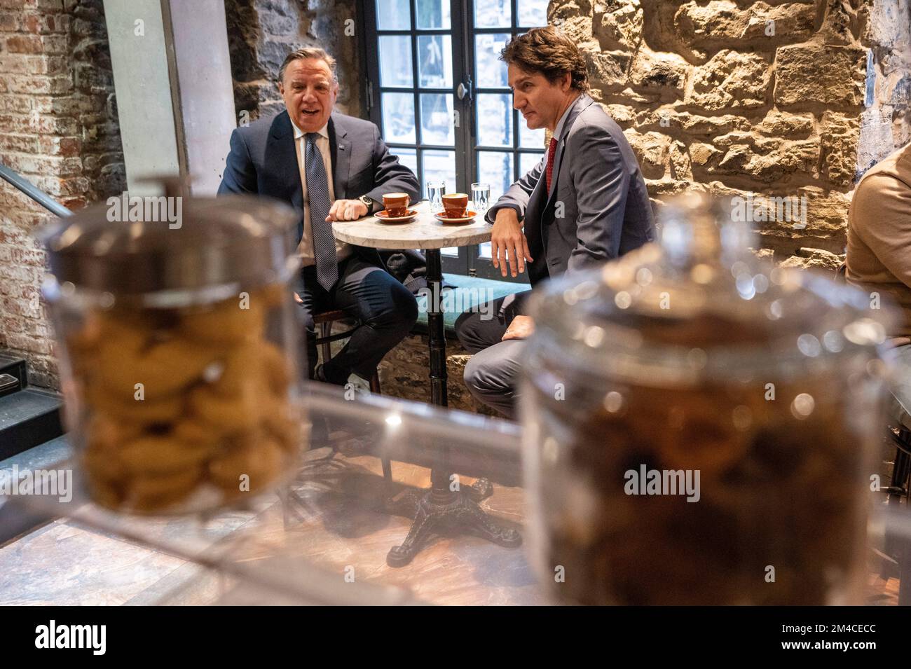 Montreal, Canada, December 20, 2022. Prime Minister Justin Trudeau and ...