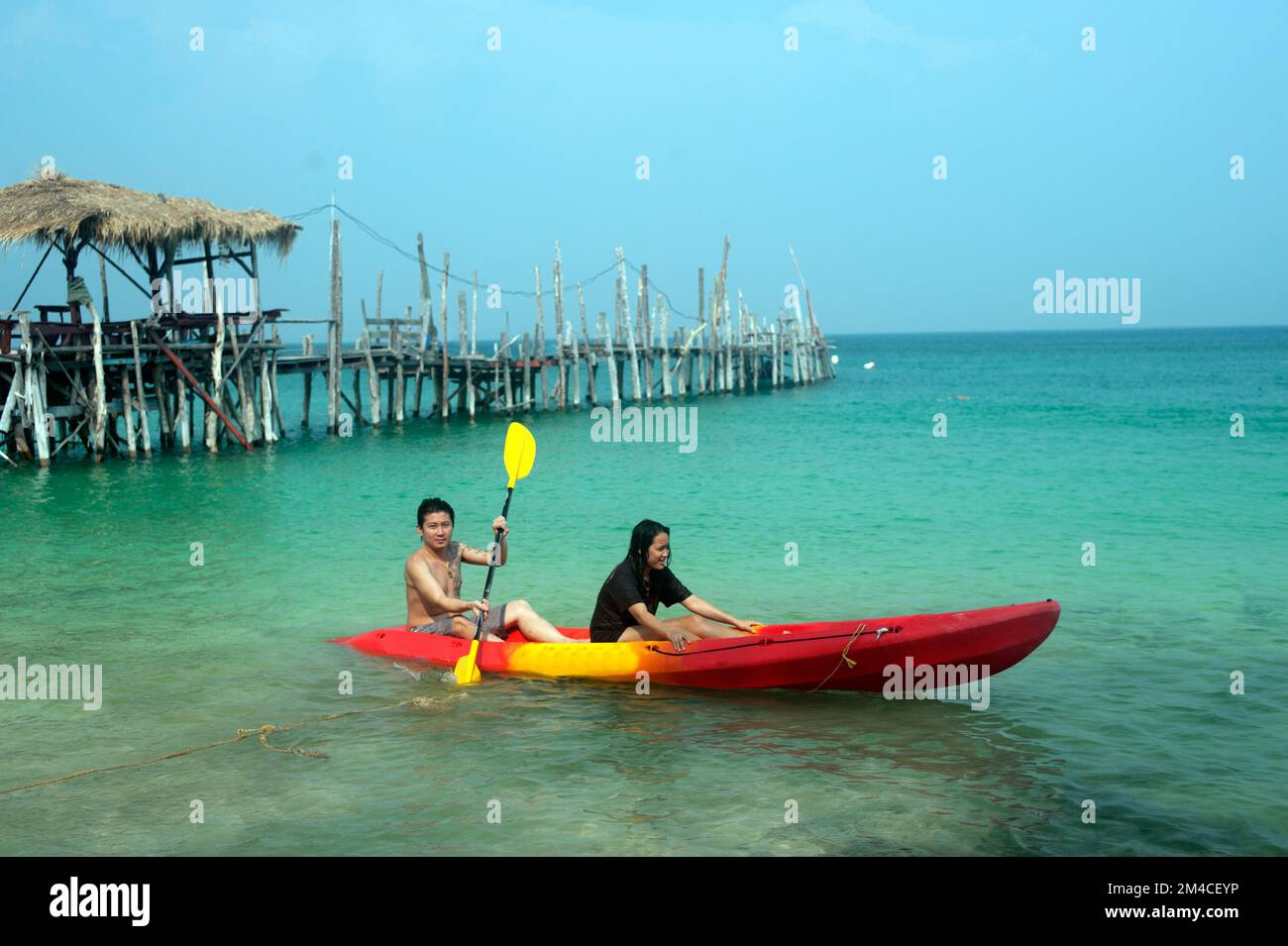 Woman luxury holiday beach bar hi-res stock photography and images - Alamy