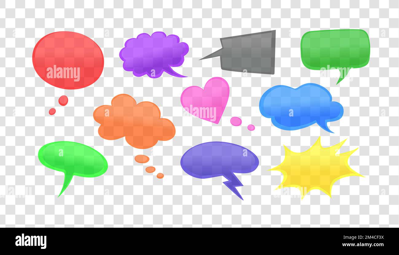 Dialogue Balloon Emotion Word Cloud Bubble Stock Vector Image And Art