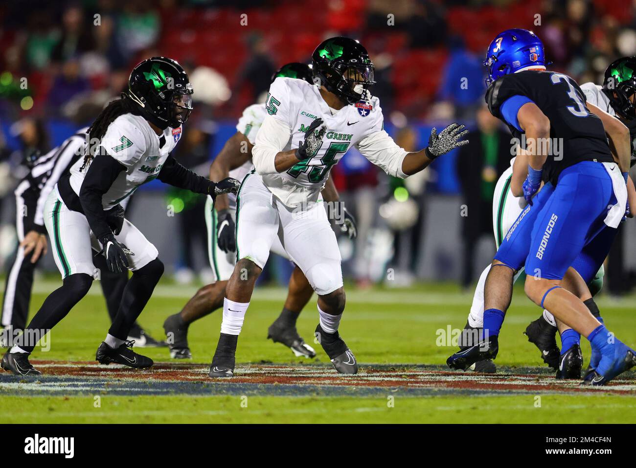 North Texas Mean Green defensive end Kadren Johnson (45) during the 3rd ...