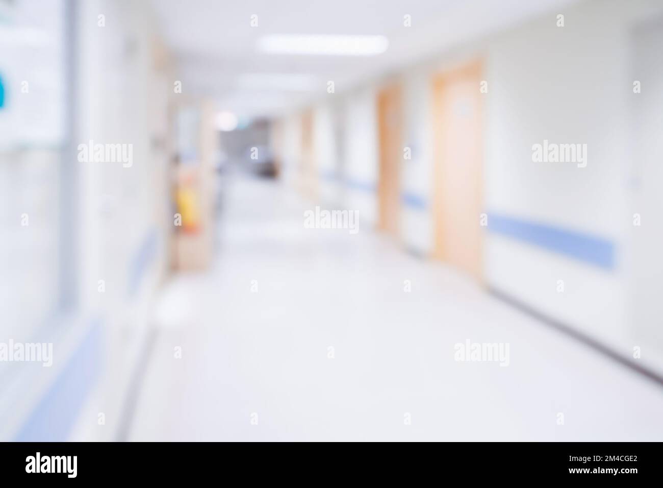 Abstract blur hospital corridor defocused Medical background Stock ...
