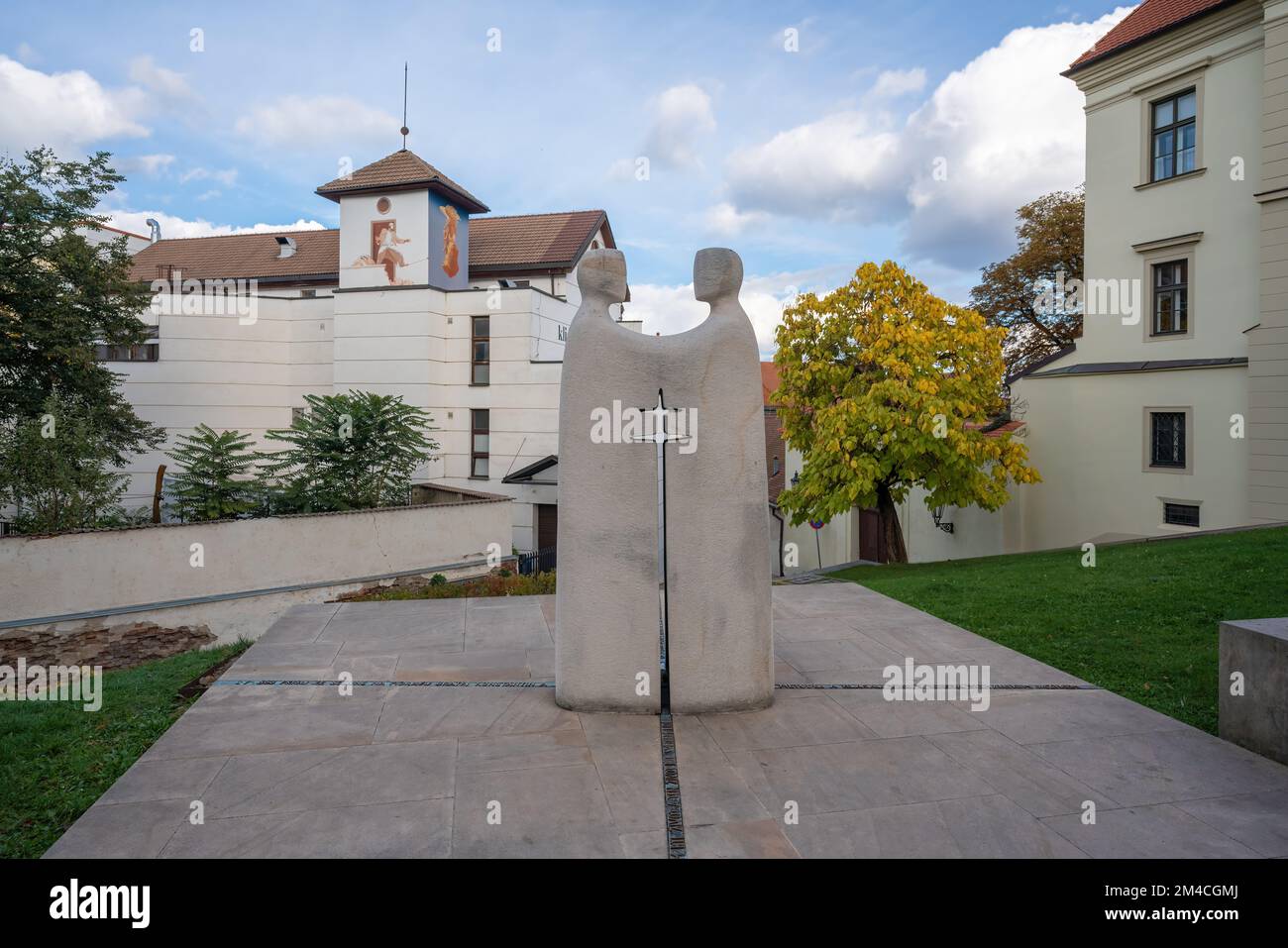 Statue of Saints Cyril and Methodius created by Vladimir Matousek in ...