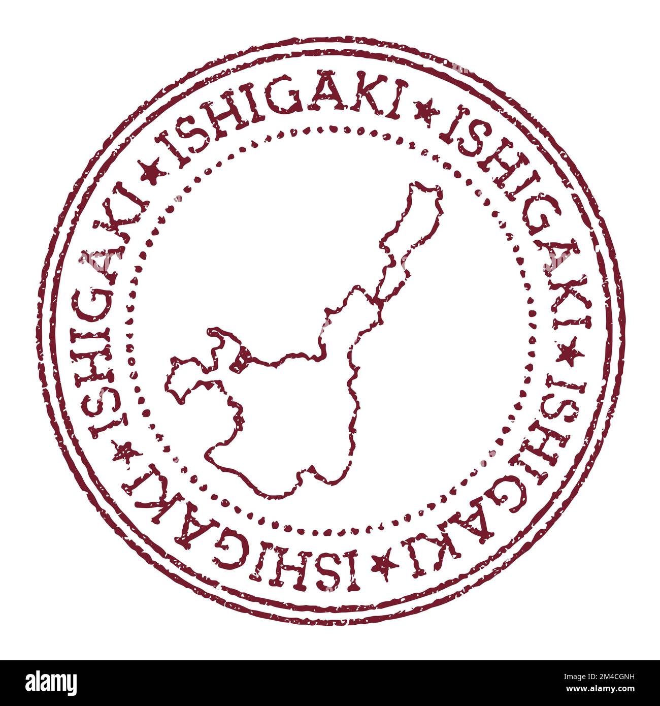 Ishigaki map vector vectors hi-res stock photography and images - Alamy