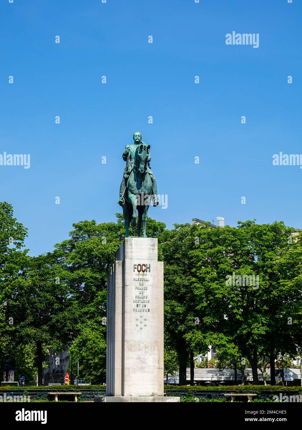 Equestrian statue of Ferdinand Foch, Marshal of France, Commander-in ...