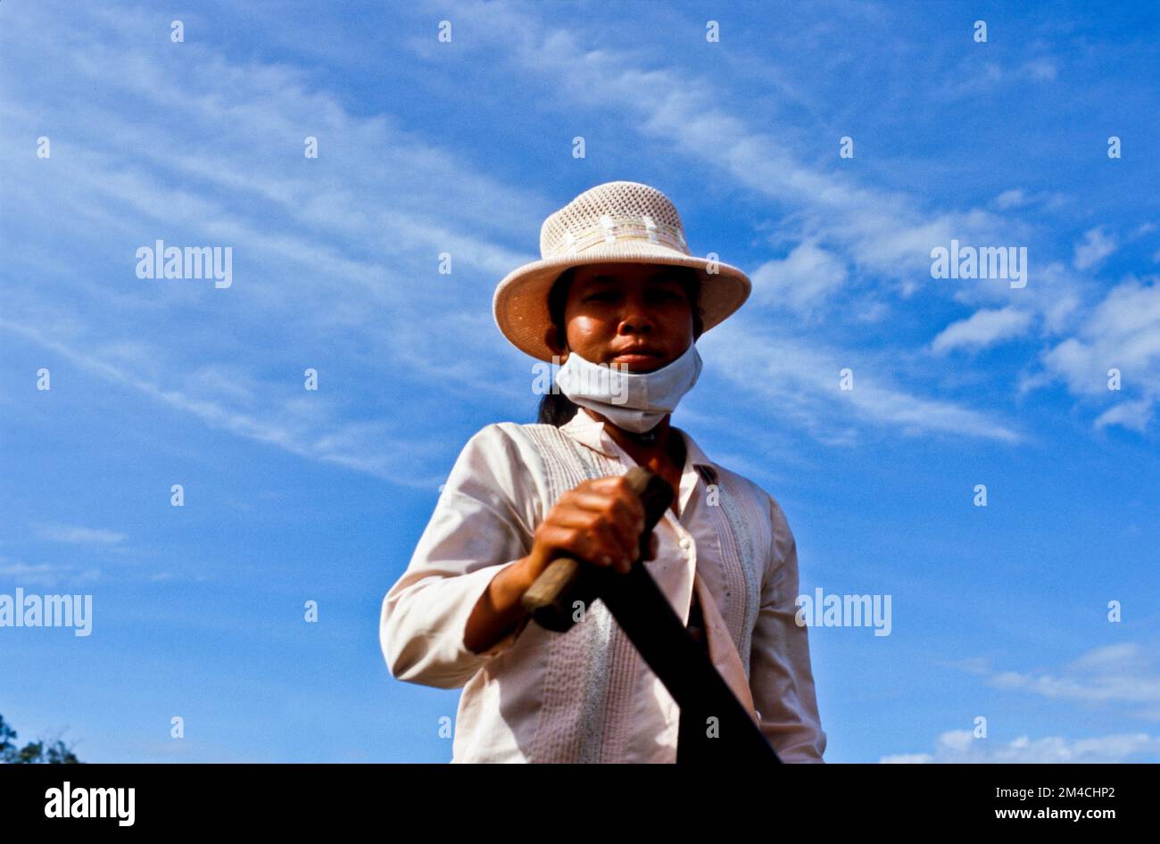 Mainly vietnamese people live in the floating villages along the Tonle ...