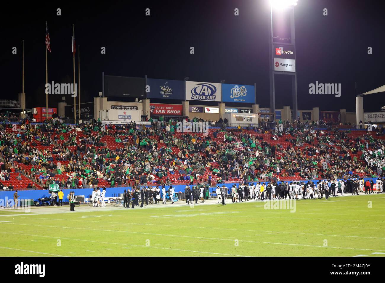Toyota Stadium during halftime of the 2022 Frisco Bowl college football ...