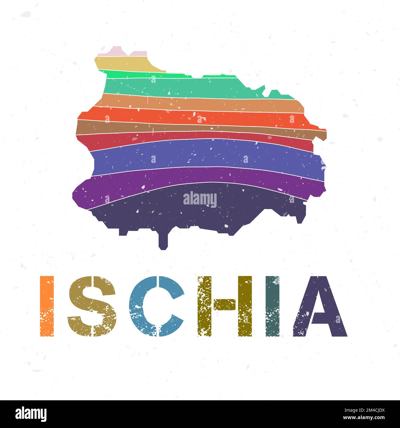 Ischia map Stock Vector Images - Alamy