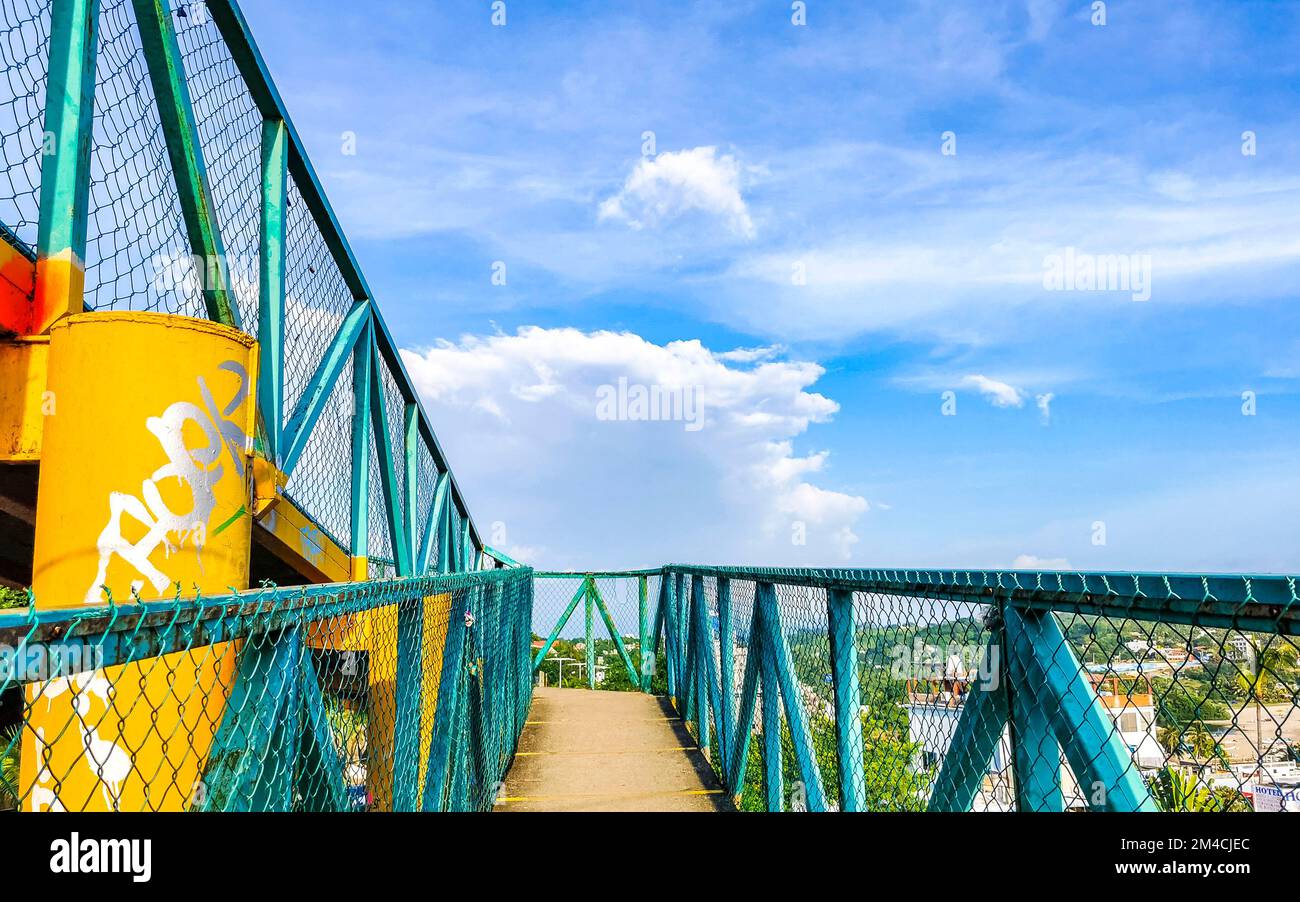 Pedestrian bridge pedestrian overpass passerelle walkway skyway with ...