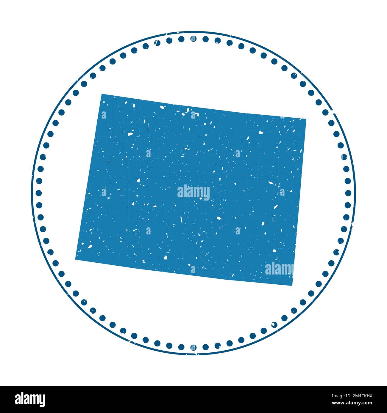 Wyoming sticker. Travel rubber stamp with map of US state, vector ...