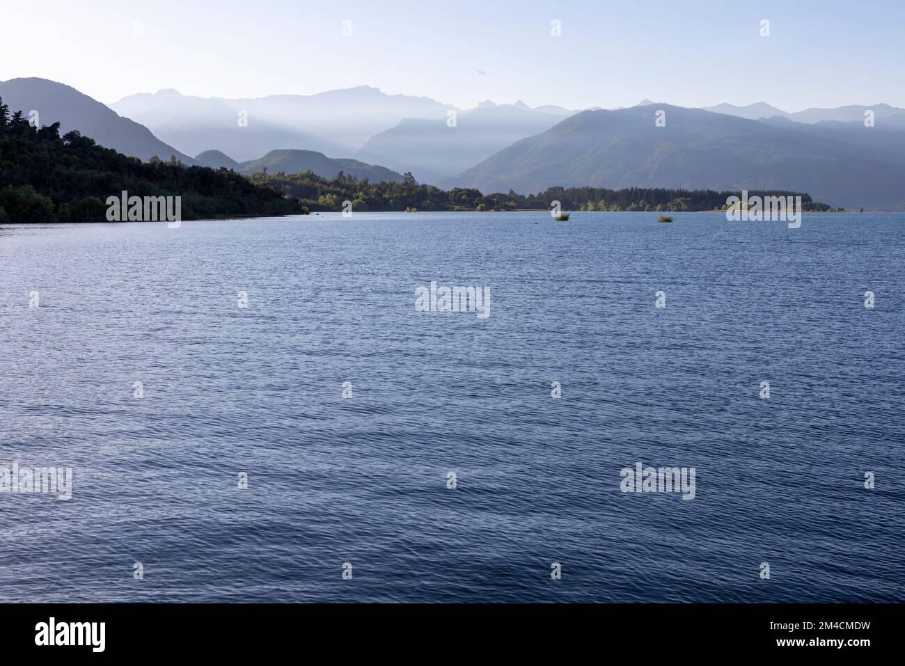 Beautiful Colbun lake in Maule, Chile Stock Photo - Alamy