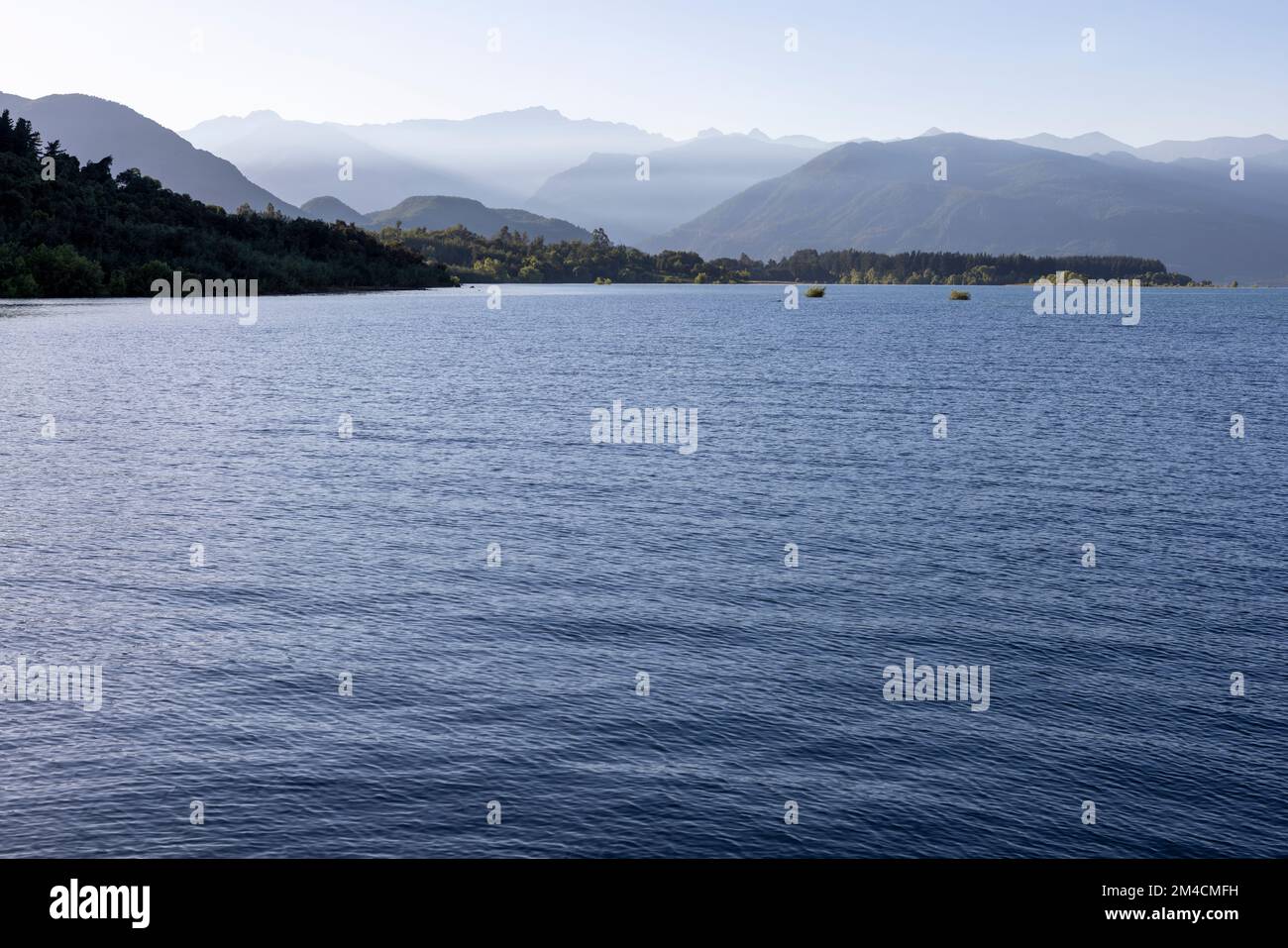 Beautiful Colbun lake in Maule, Chile Stock Photo - Alamy