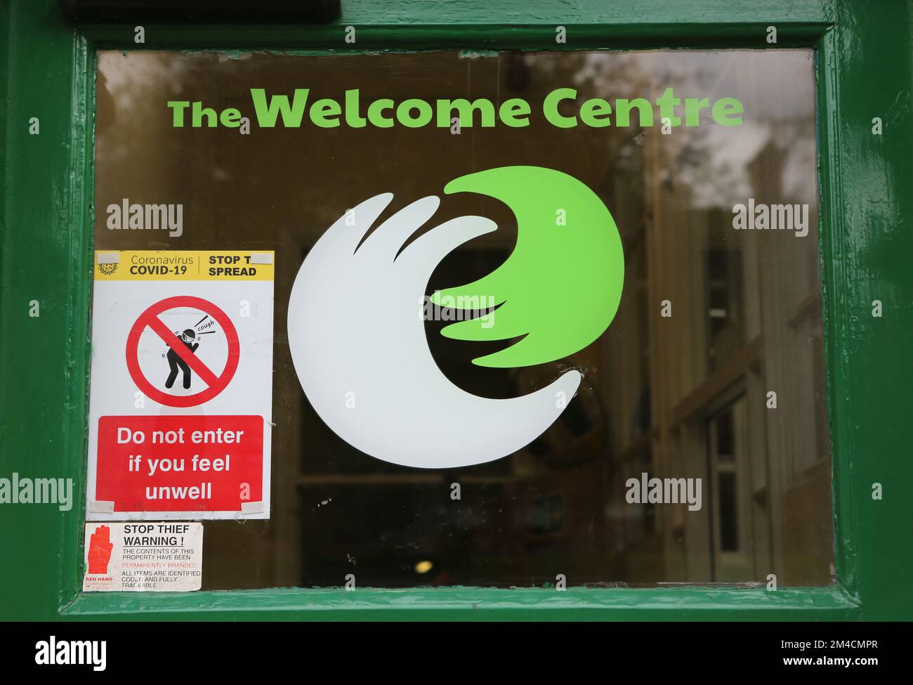 The Welcome Centre in Huddersfield in west Yorkshire. The welcome ...