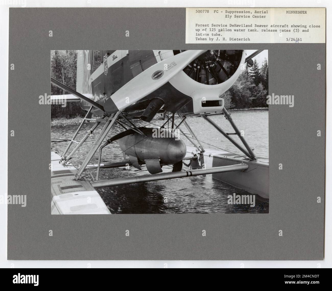 Fire Suppression: Aerial Slurry Drops - Minnesota. Photographs Relating ...