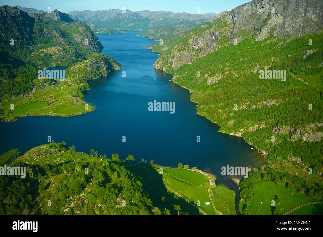 Norway birds eye view hi-res stock photography and images - Alamy