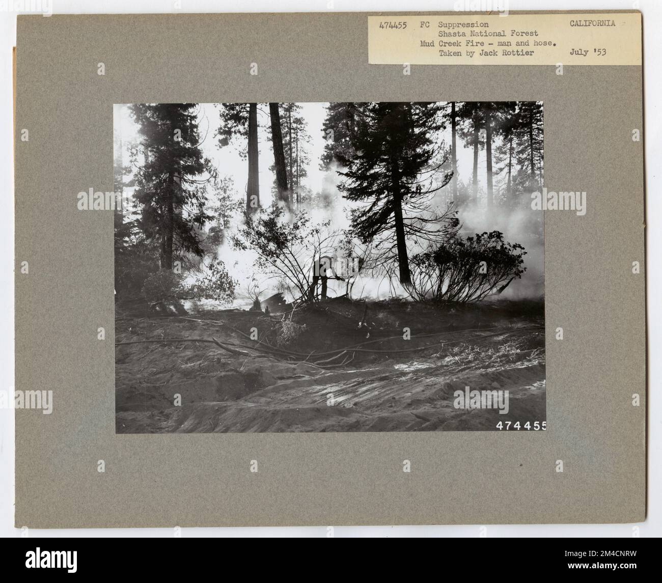 Fire Suppression: Ground Backfiring - All States. Photographs Relating ...