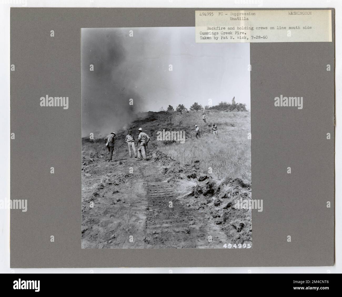 Fire Suppression: Ground Backfiring - All States. Photographs Relating ...