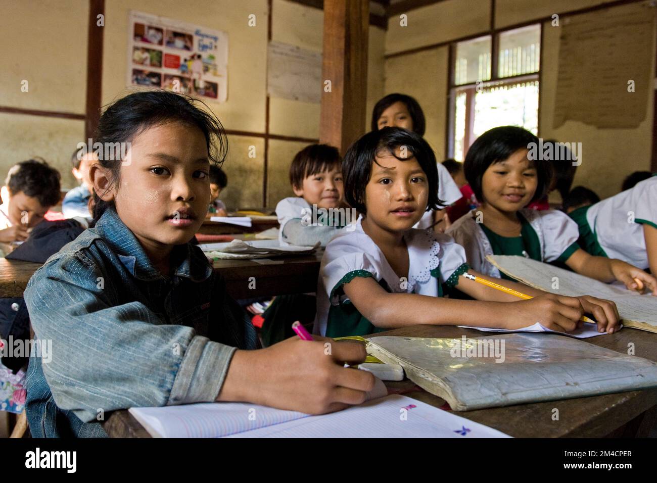 Myanmar, Amarapura, local school Stock Photo - Alamy