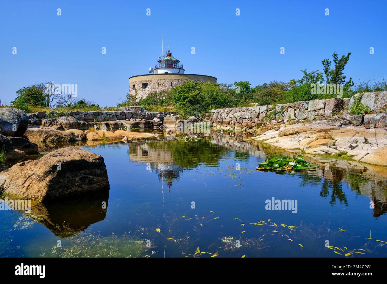 Out and about on the Ertholmen islands, former quarry used as a cistern ...