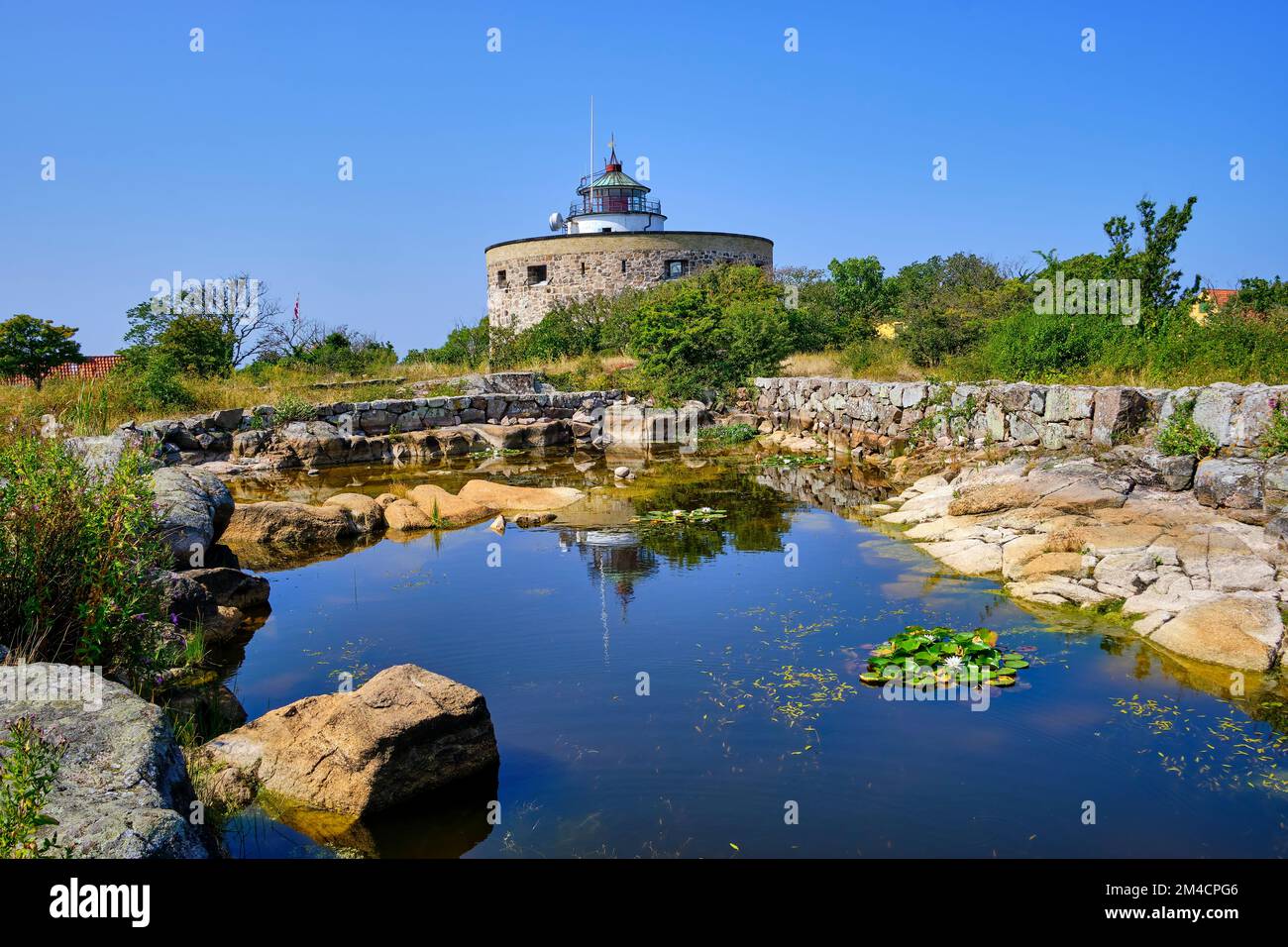 Out and about on the Ertholmen islands, former quarry used as a cistern ...