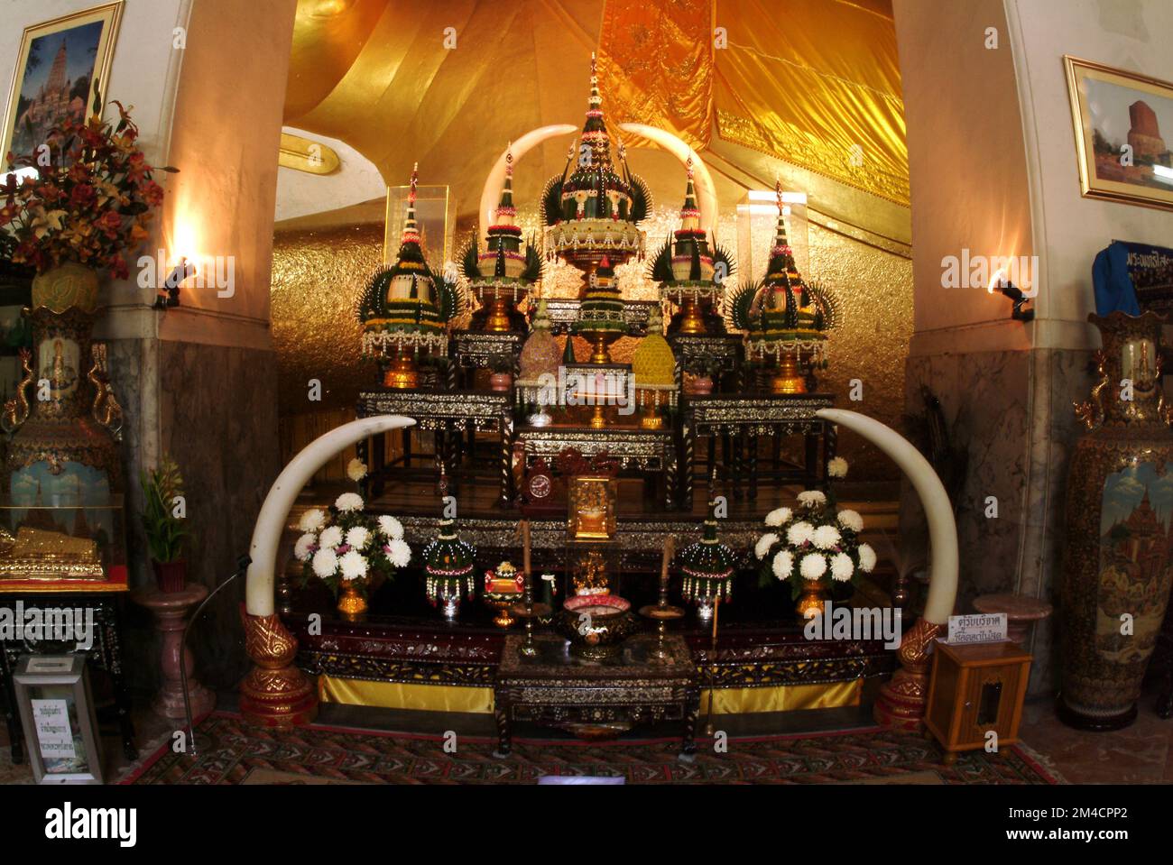 Set of altar table Stock Photo - Alamy