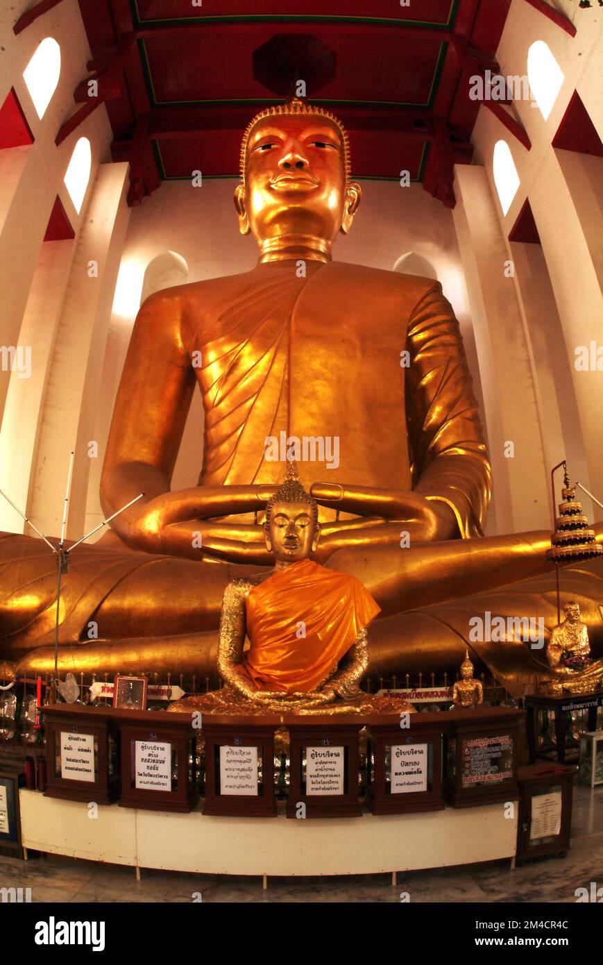 The famous large sitting Buddha with a height of nearly 23 m.It was ...