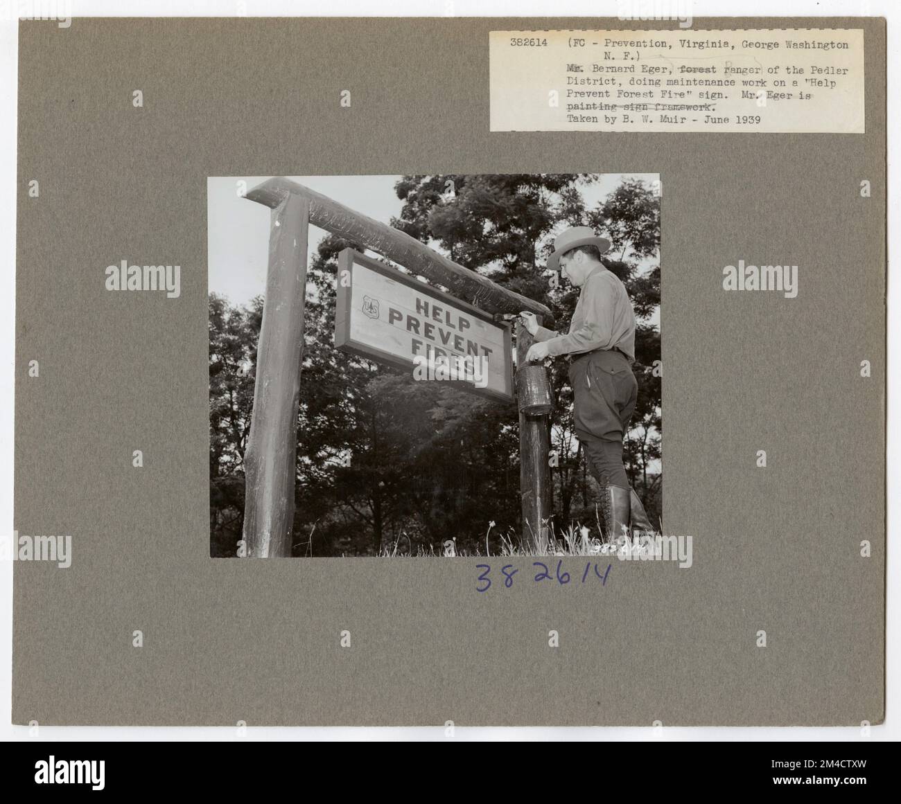 National Forest Fire Warden - All States. Photographs Relating to ...