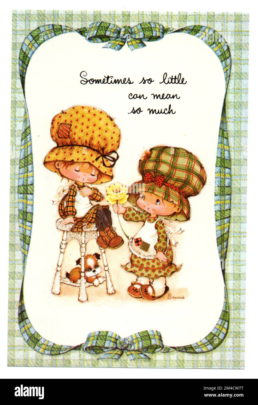 Bonny Bonnet - ‘Sometimes So Little Can Mean So Much’ by Raphael Tuck ...