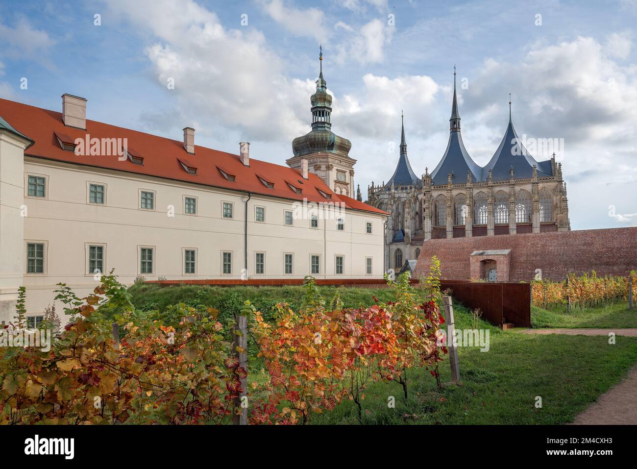 Jesuit College and Cathedral of St. Barbara - Kutna Hora, Czech ...