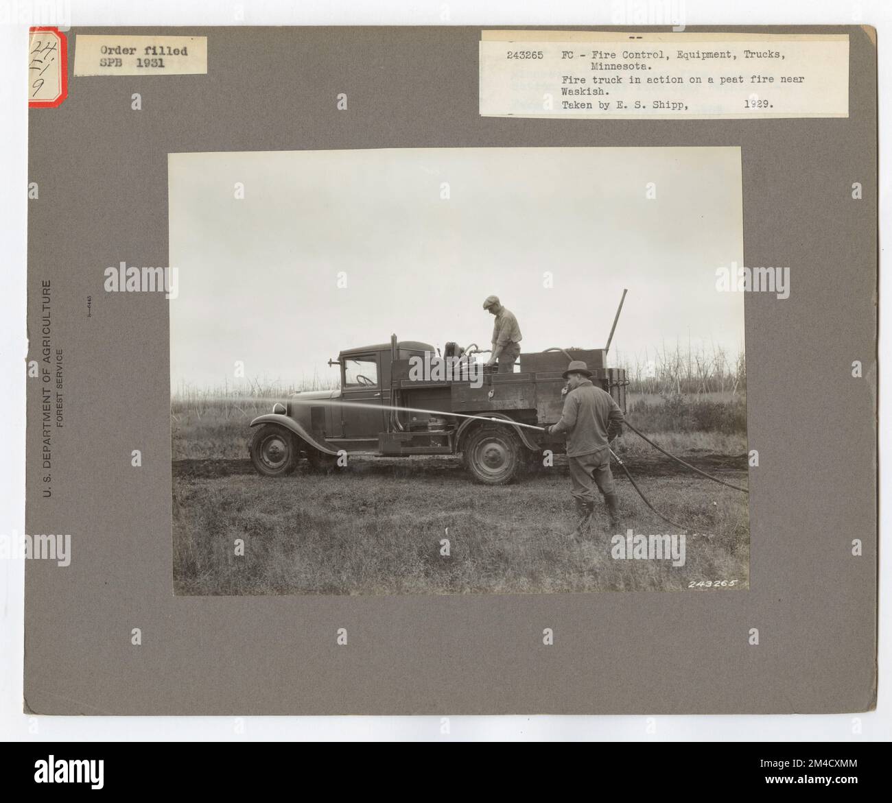 Forest Fire Equipment: Fire Trucks - Minnesota. Photographs Relating to ...