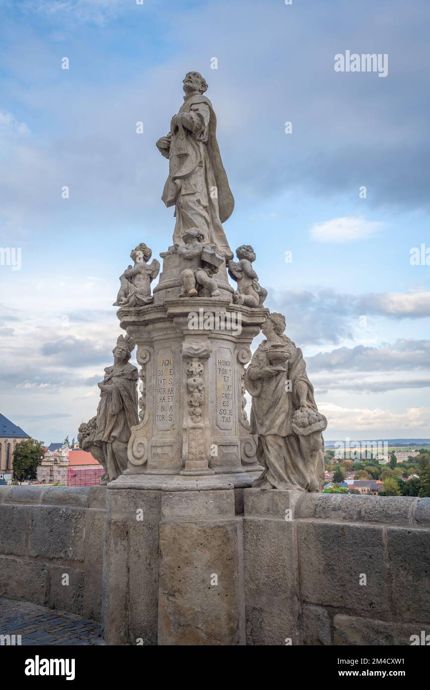 St. Ignatius of Loyola Statue at Barborska Street - Kutna Hora, Czech ...