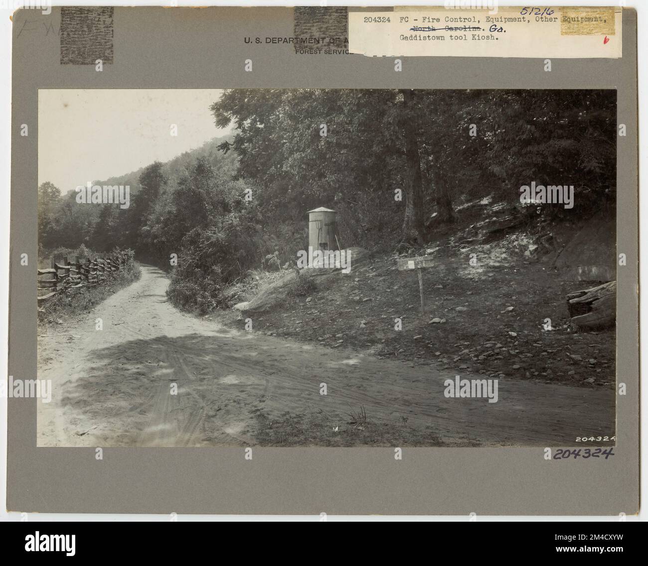 Forest Fire Equipment: Tool Caches - All States. Photographs Relating ...