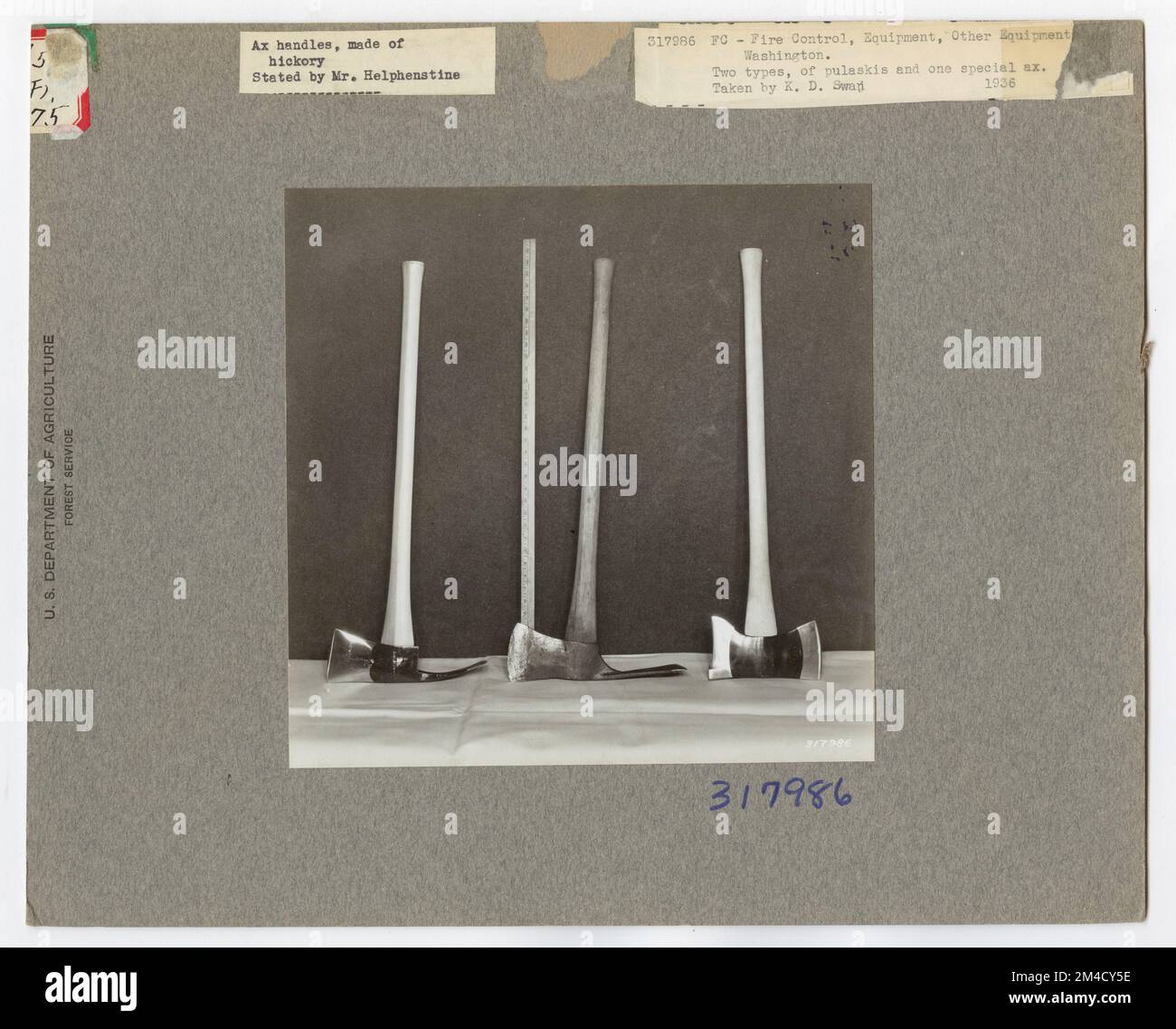 Forest Fire Equipment: Tool Caches - All States. Photographs Relating ...