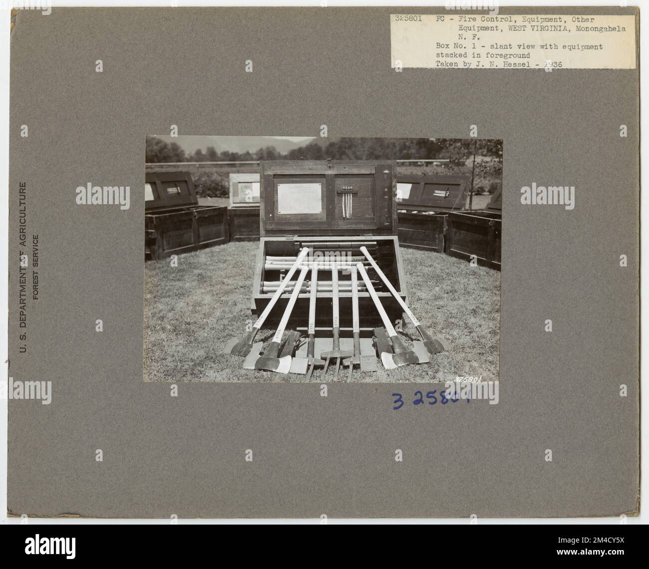 Forest Fire Equipment: Tool Caches - All States. Photographs Relating ...