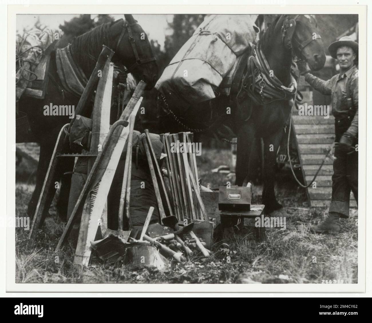 Forest Fire Equipment: Tool Caches - All States. Photographs Relating ...