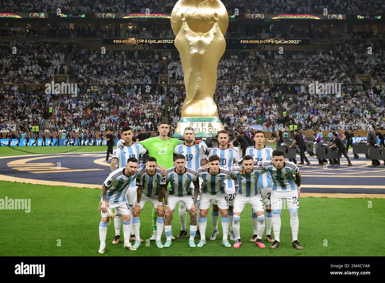 Lusail, Qatar. Fifa World Cup. Match 64. Argentina vs France. 18th ...