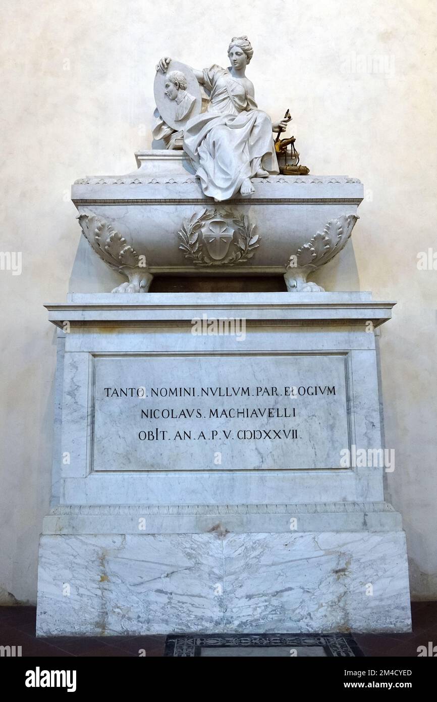 Tomb of Niccolò di Bernardo dei Machiavelli, Basilica di Santa Croce ...