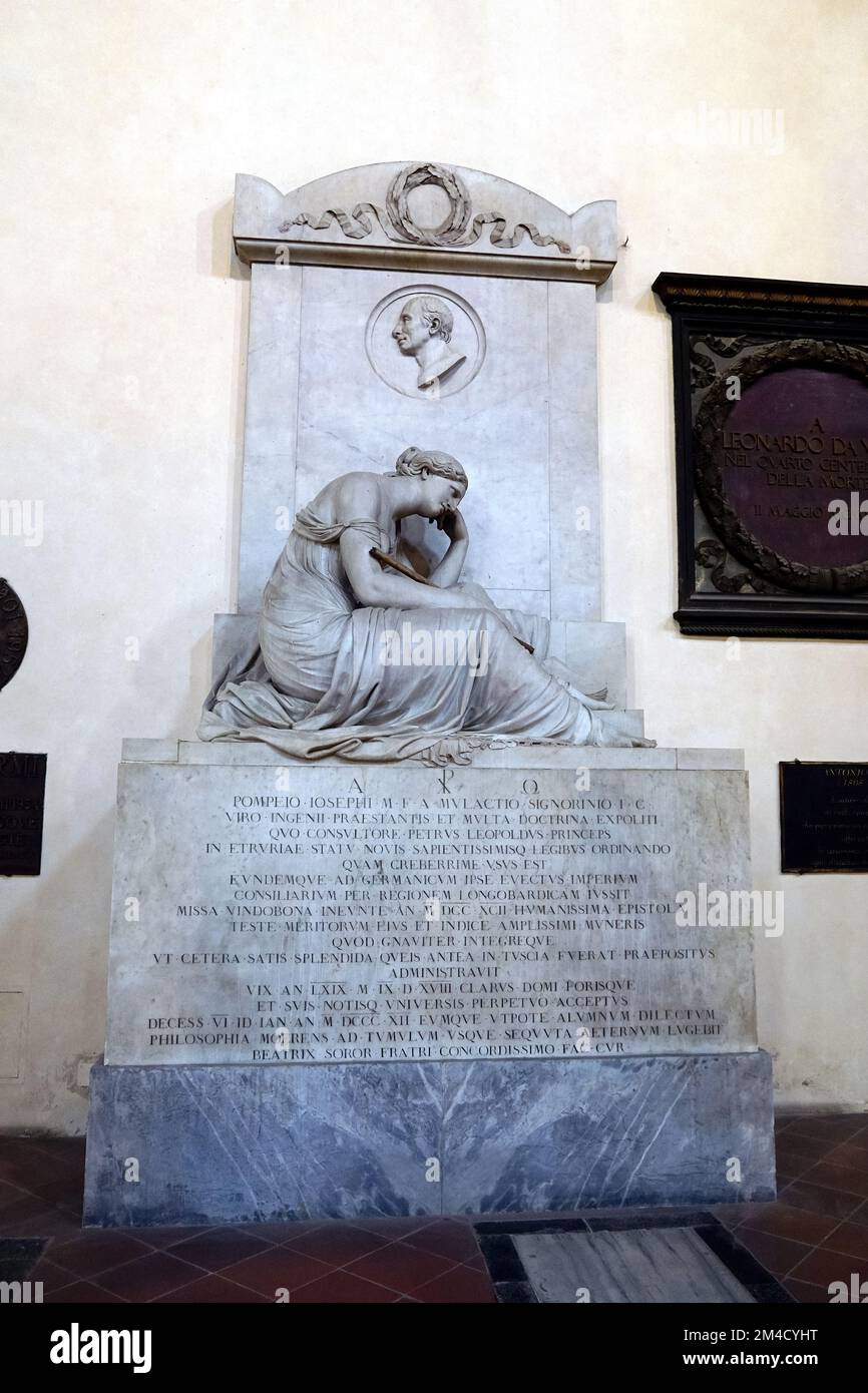 Monument to Pompeio Josephi, Basilica di Santa Croce, Basilica of the ...