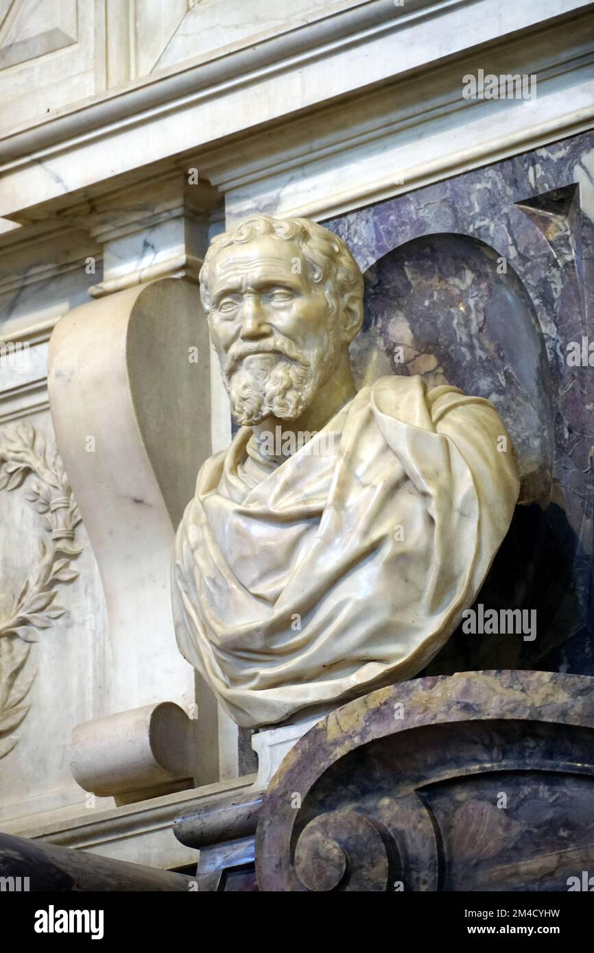 Tomb of Michelangelo di Lodovico Buonarroti Simoni, Basilica di Santa ...