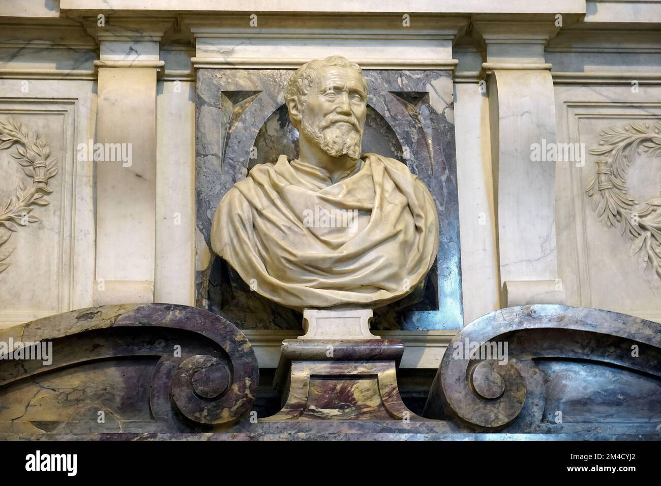 Tomb of Michelangelo di Lodovico Buonarroti Simoni, Basilica di Santa ...