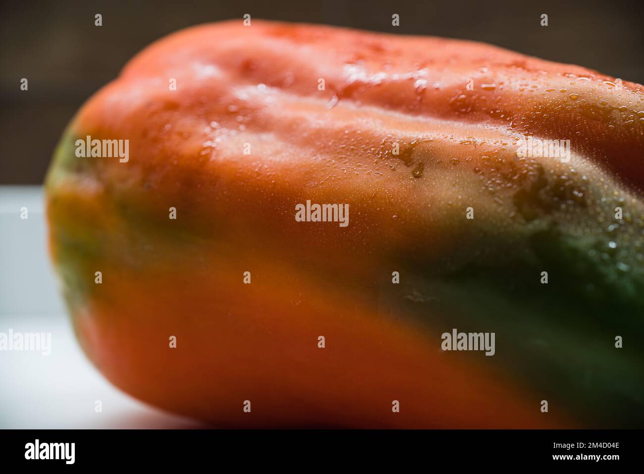 fresh isolated bell red bell pepper Stock Photo - Alamy