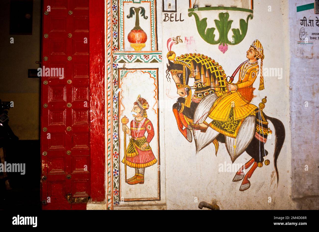 Traditional indian wedding mural hi-res stock photography and images ...