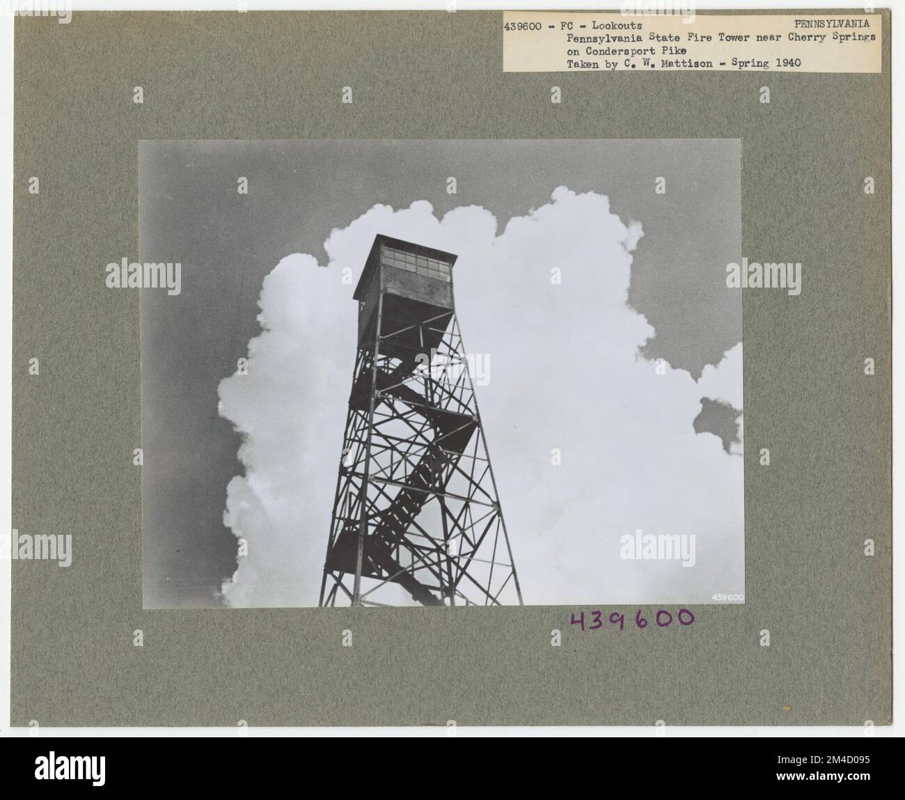 Fire Control: Lookouts - Pennsylvania. Photographs Relating to National ...