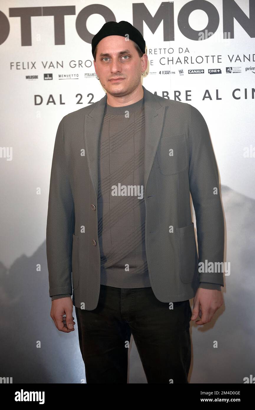 Rome, Italy. 19th Dec, 2022. Luca Marinelli, attends Le Otto Montagne ...