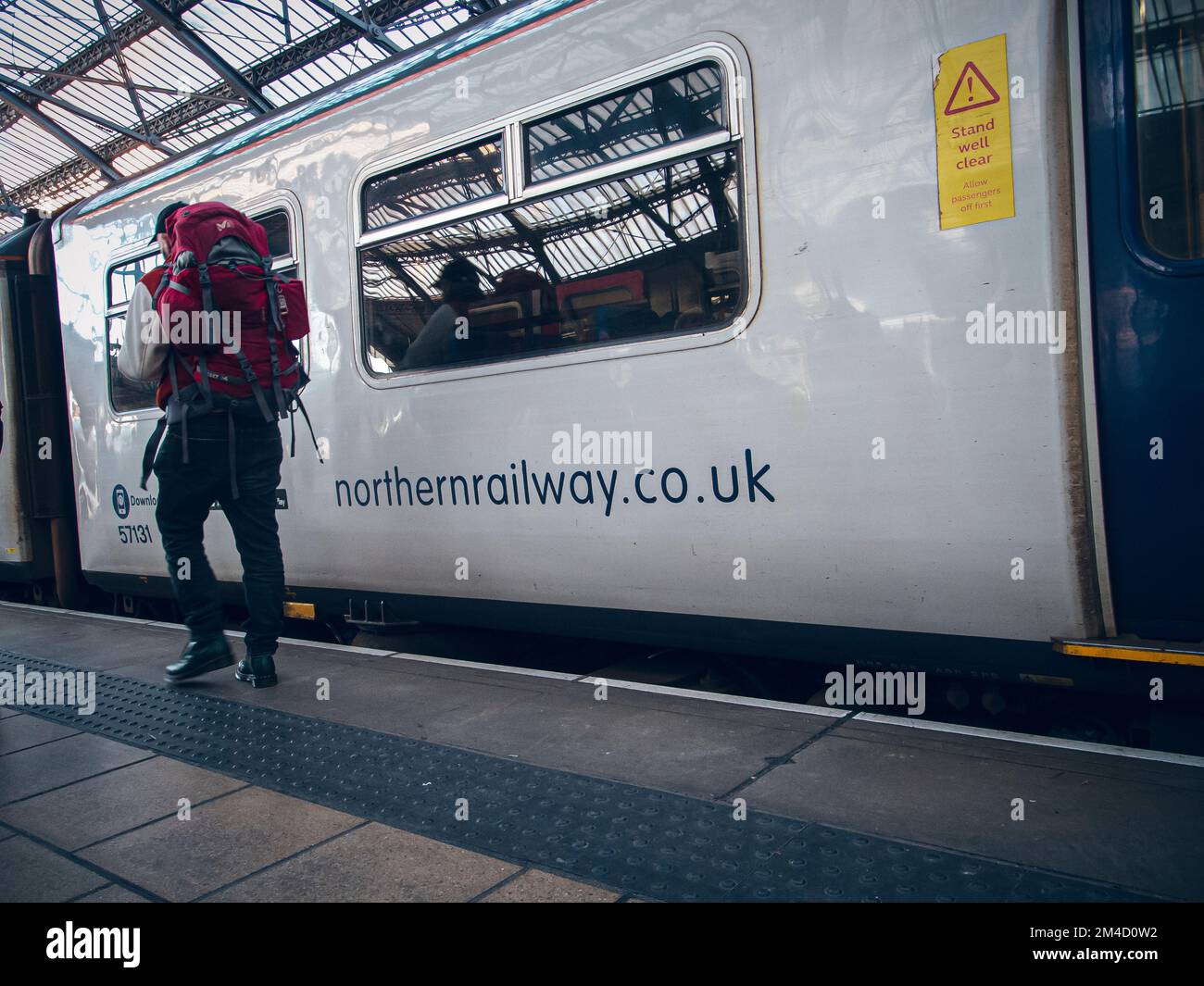 Northern Railway trains and passengers in Liverpool Stock Photo - Alamy