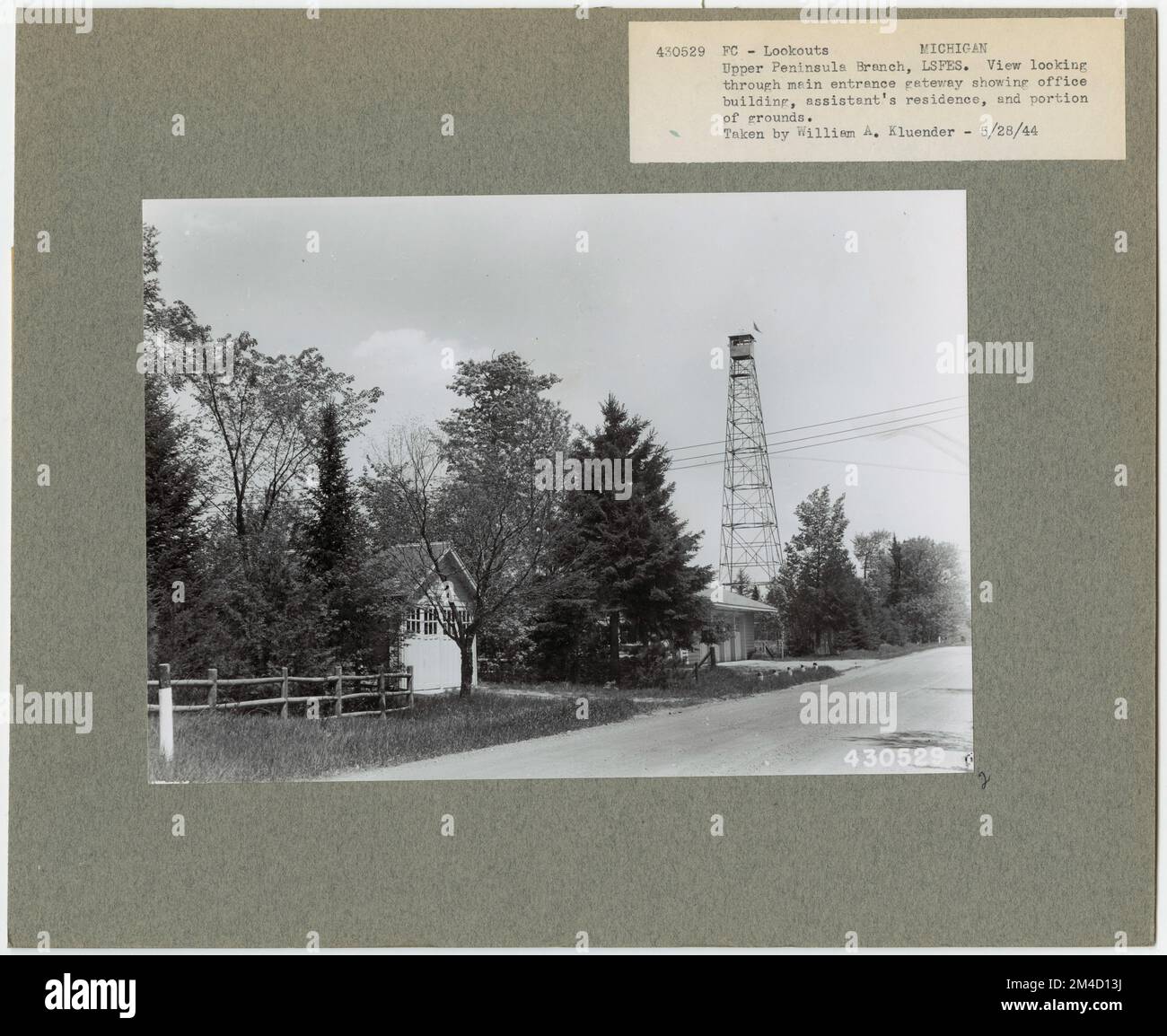 Fire Control: Lookouts - Michigan. Photographs Relating to National ...