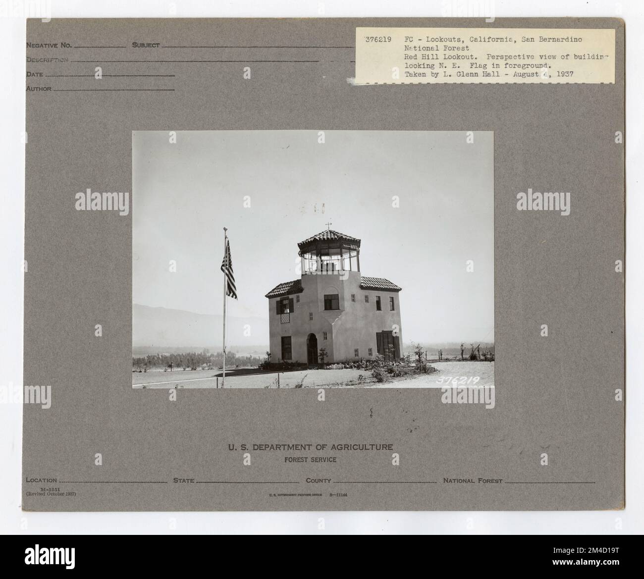 Fire Control: Lookouts - California. Photographs Relating to National ...